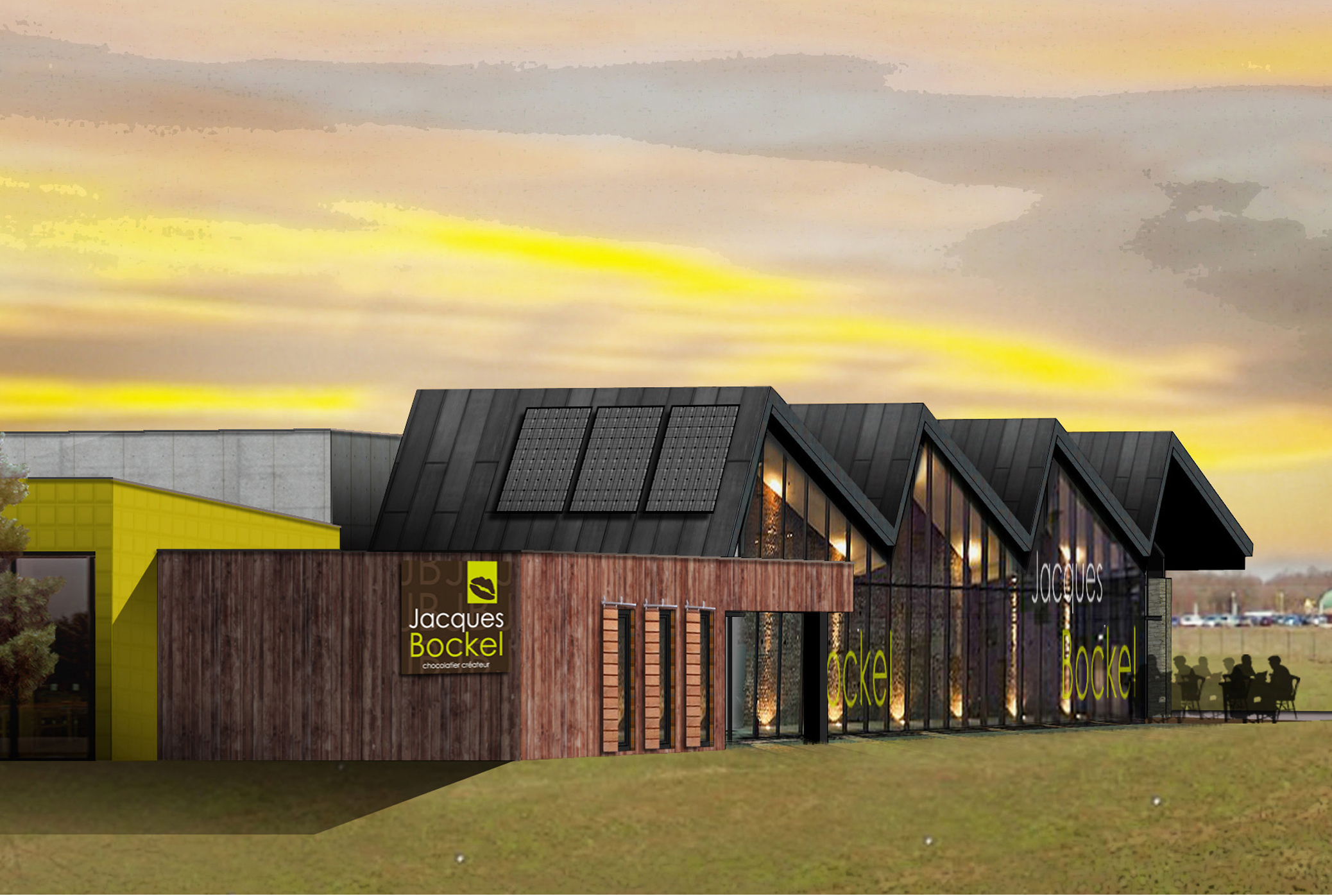 Chocolateries Jacques Bockel - Saverne | RAL1023 Architecture